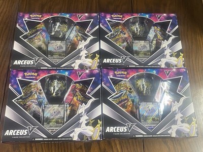 Pokemon TCG Arceus V Figure Collection Box X4 NISB Sealed Lot NEW ...