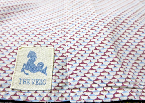Tre Vero L Shirt Mens Short Sleeve Pocket Buttons 100% Cotton Seahorse Logo Soft | eBay