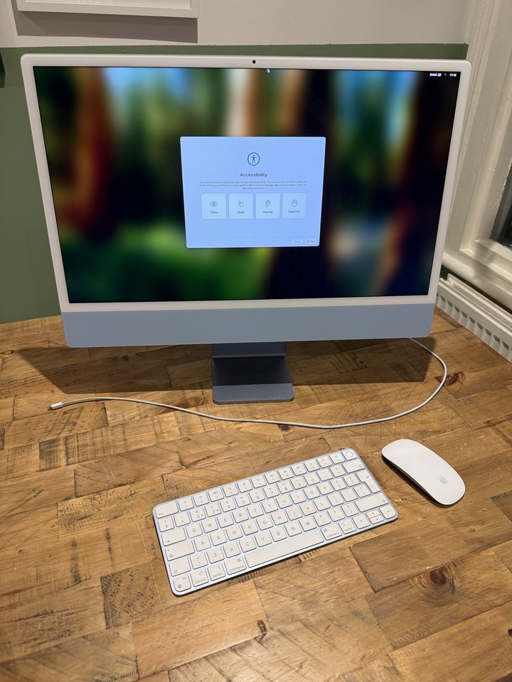 Apple iMac 24 All-in-One M1 Processor, 8GB RAM, 256GB | eBay UK