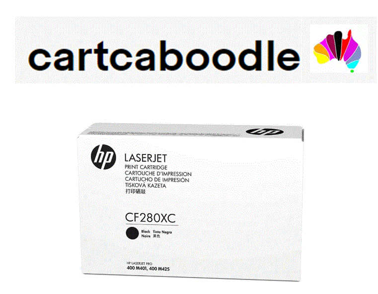 GENUINE HP CF280XC CF280X 80X Black Toner Cartridge - For HP 400 M401 ...