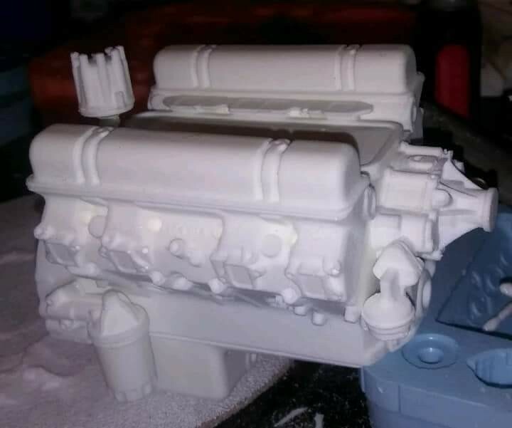 1/8 scale Buick nailhead engine Lindberg Monogram Revell Rat Hot Street ...