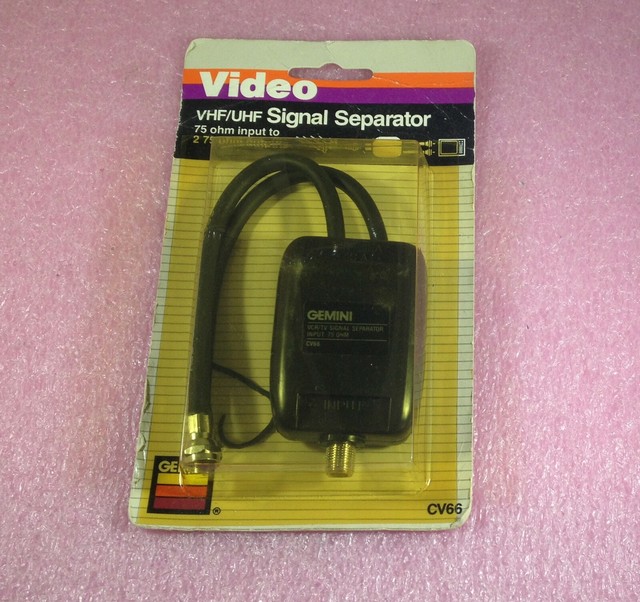 GEMINI CV66 VHF/UHF SIGNAL SEPARATOR 75 OHM INPUT 2 X 75 OHM OUTPUTS ...