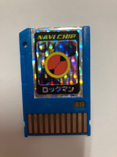 MEGAMAN NT WARRIOR ADVANCED PET BATTLE CHIP NAVI CHIP 313 ROCKMAN EXE ...