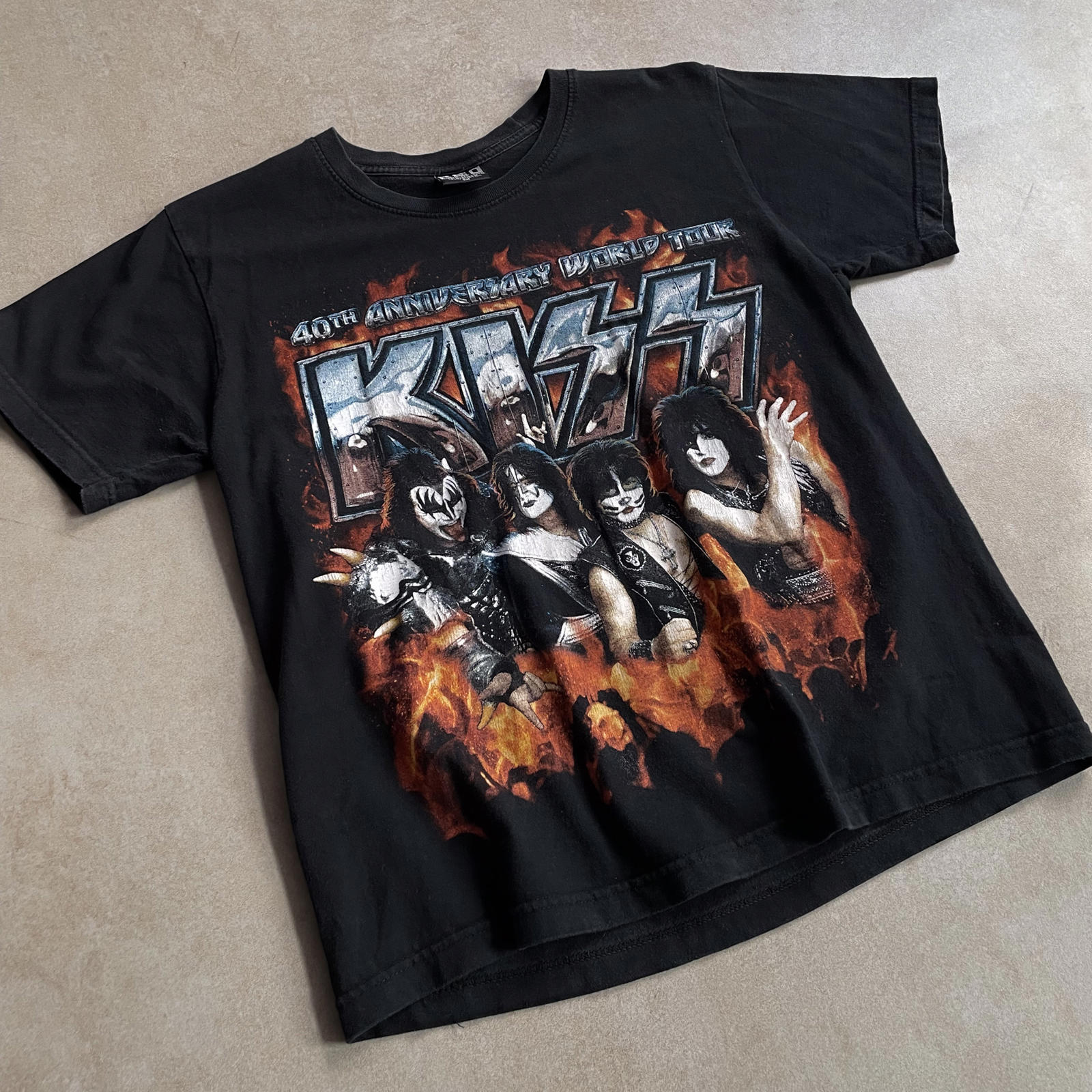 2000s Kiss 40th Anniversary World Tour Tee - M - Gem