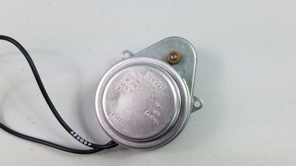 Paragon Electric Motor E25571 Type HP 120 Volt 15 RPM LR14686 | eBay