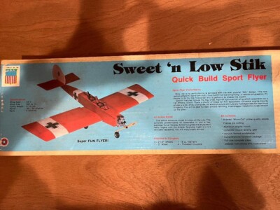 Midwest Sweet n Low Stick Balsa Model Airplane Kit | eBay