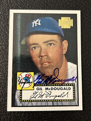 Gil McDougald 2001 Topps Archives signed Autograph Auto New York ...