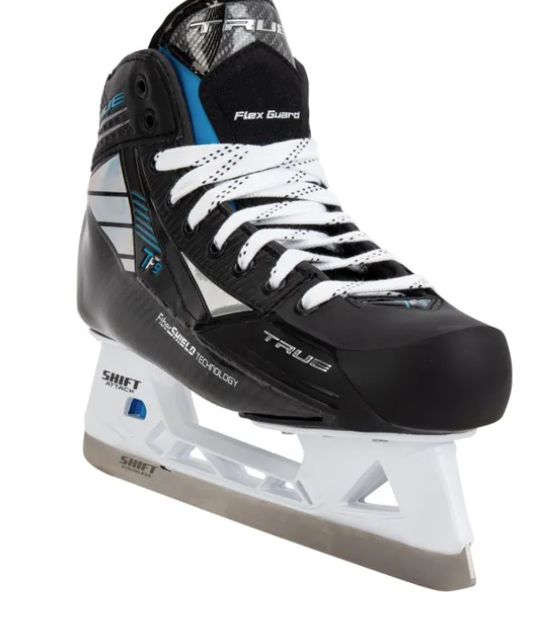 True TF9 Junior & Intermediate Goalie Skates- Sizes 4.0D -6.0D | eBay