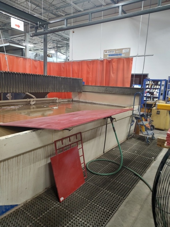 2018 Wardjet E-2040 CNC Waterjet Cutting System 6x13 Table Size 50 HP ...