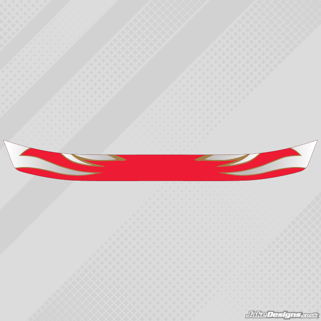 GILLARD STYLE HELMET VISOR STICKER/STRIP - KARTING | eBay UK