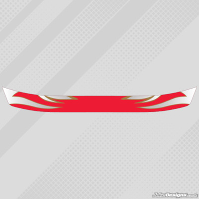 GILLARD STYLE HELMET VISOR STICKER/STRIP - KARTING | eBay