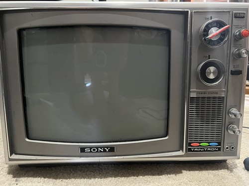 1968 Sony Trinitron Colour CRT TV - KV-1310AS - Working | eBay
