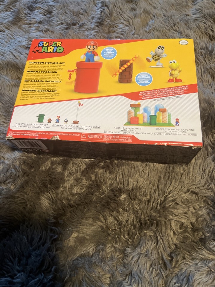Action Figure - Super Mario - Dungeon Diorama Set | eBay