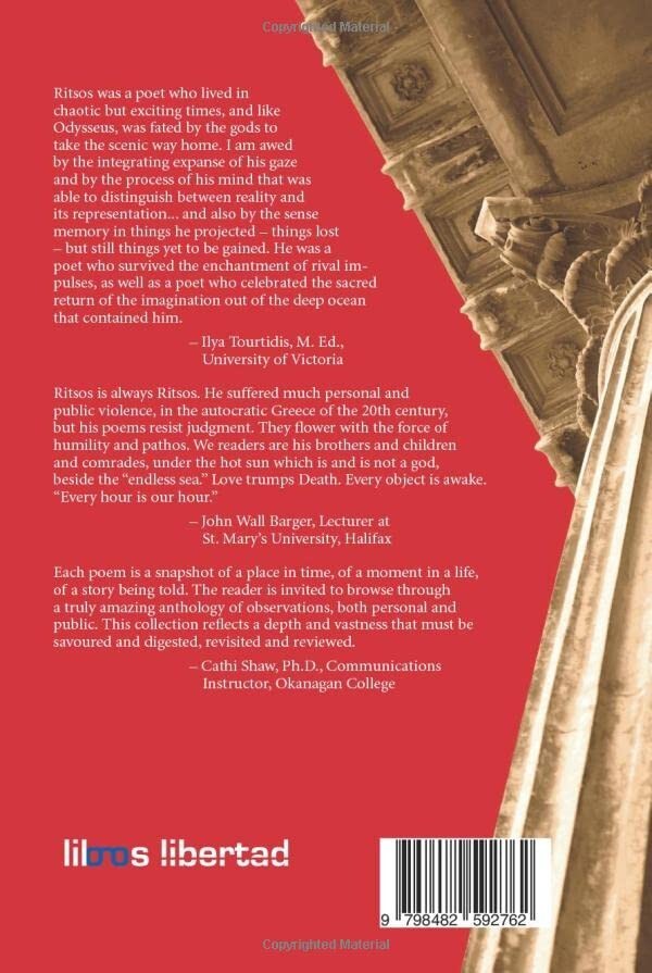 Yannis Ritsos – Poems Selected Books Translated by Manolis | eBay