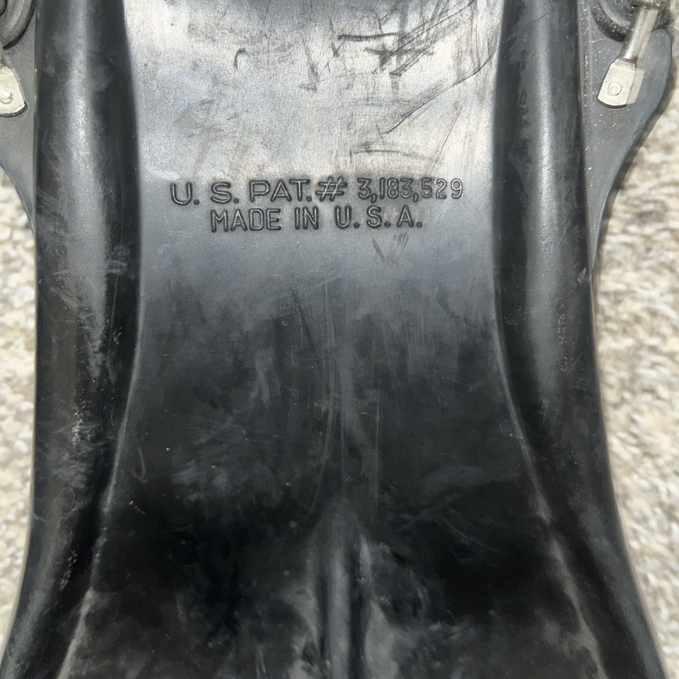 SCUBAPRO Jet Fin Vented Design Made in USA Black Rubber Diving Fins ...