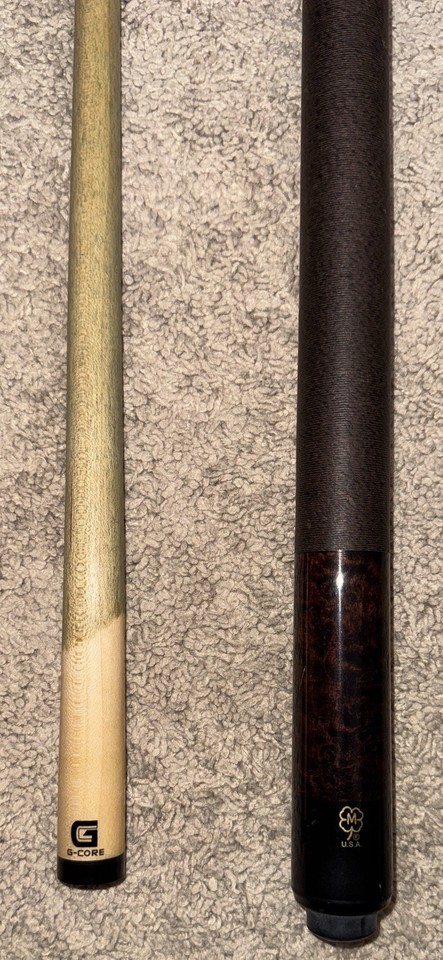 Brown Colored McDermott Pool Cue With 12.25mm G-Core Shaft & Cue Case ...