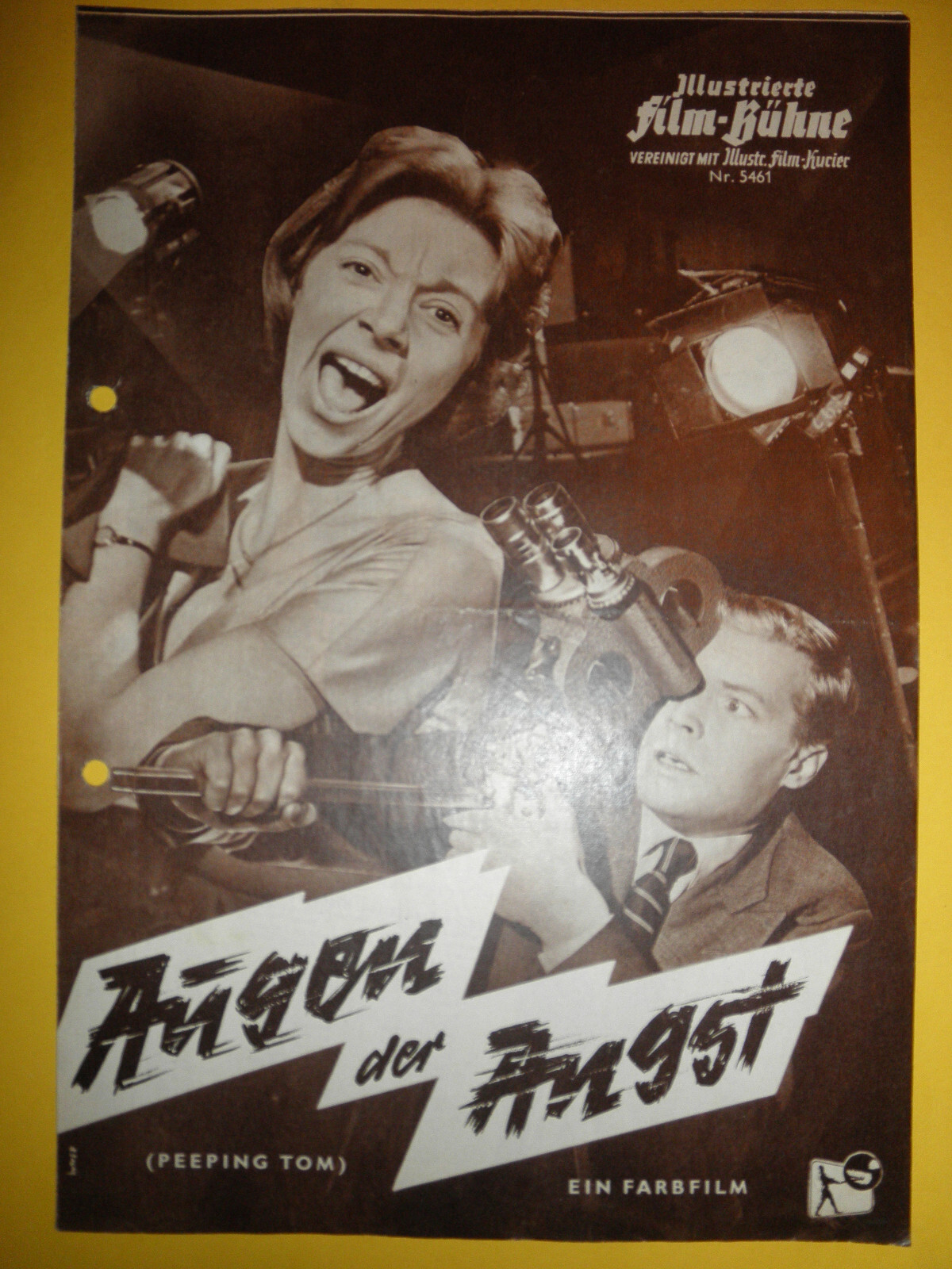 IFB 5461 / Peeping Tom - Augen der Angst / Karlheinz Böhm, M. Sherarer ...