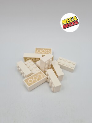 LEGO LOT 10 X BRICK 2X4 BLANC REF 3001 / 300101 *NEUF* | eBay