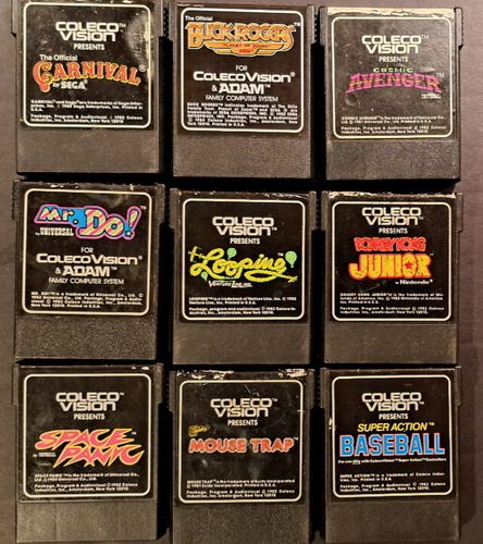 Colecovision - Cartridge lot of 9 - Tested | eBay