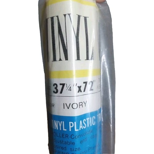 NEW Vinyl Window Roller Shade 37 1/4" X 72" Ivory | eBay