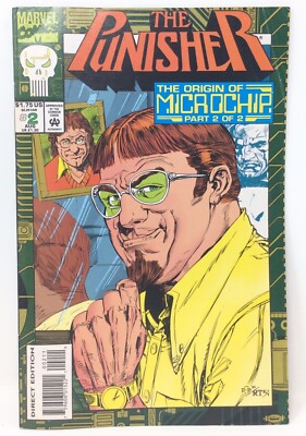 The Punisher #2 “ORIGIN OF MICROCHIP” Marvel Comics (1993) | eBay