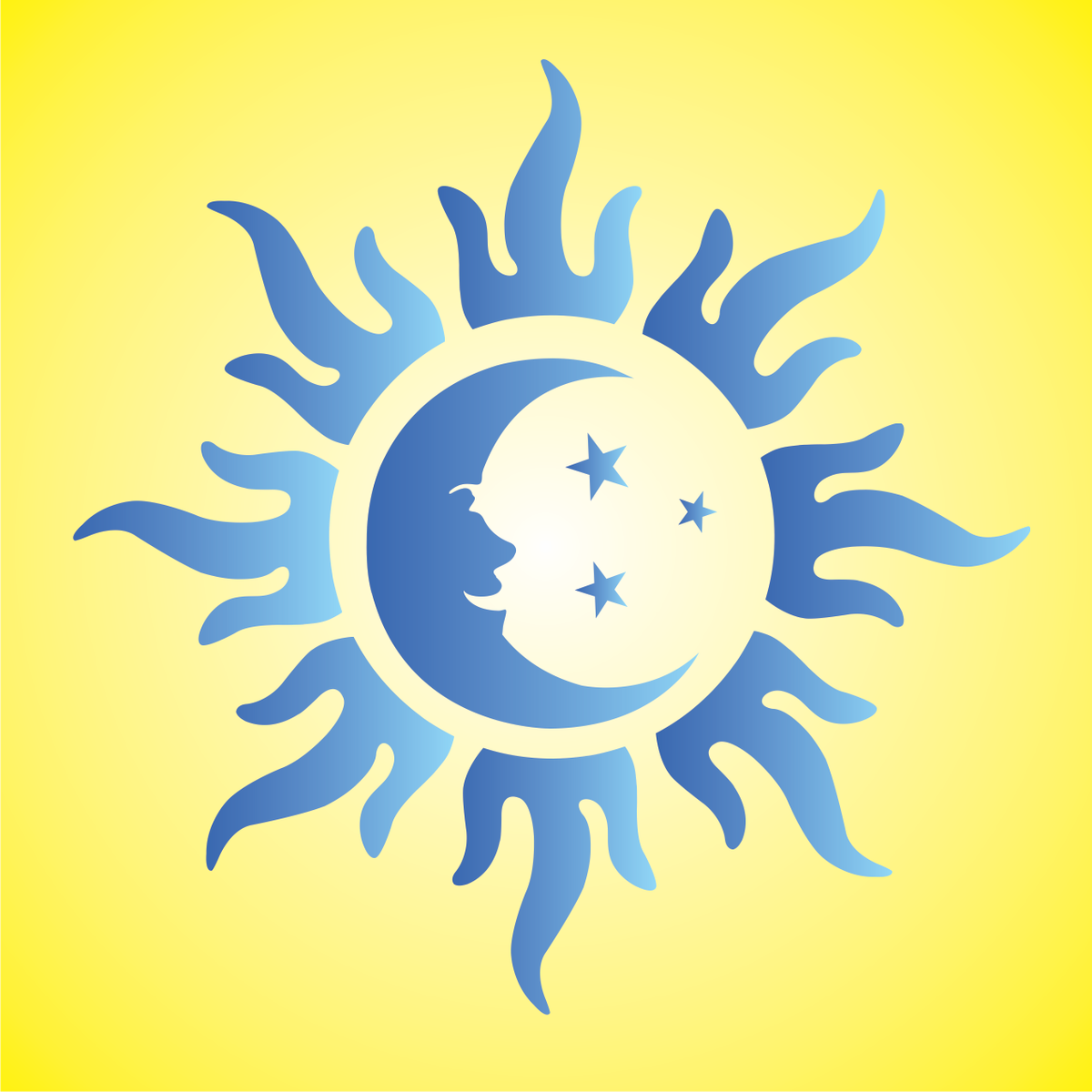 Sun Moon And Stars Clip Art