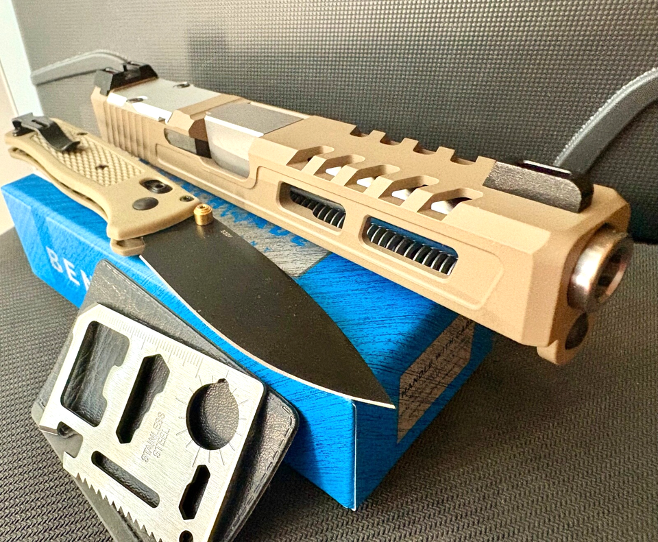 Zaffiri ZPS.2 FDE Glock 17 Gen 3 Slide RMR Cut Complete G17 Upper ...