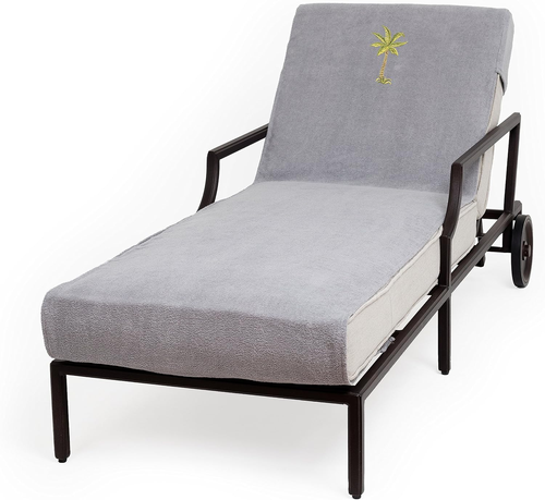 CL95-SNP-PLM Palm Tree N/P Chaise Lounge Cover, Grey | eBay