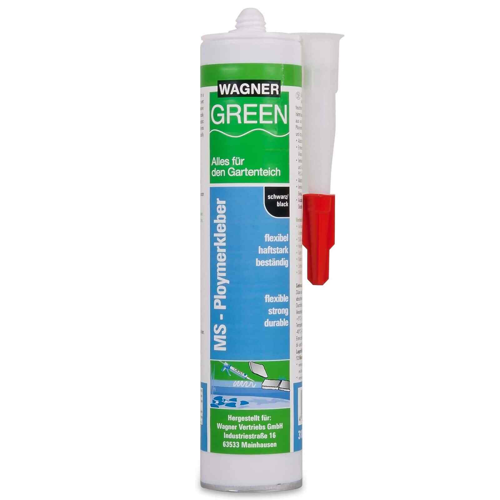 Wagner GREEN MS Polymerkleber 310ml Unterwasser Kleber Reparatur ...