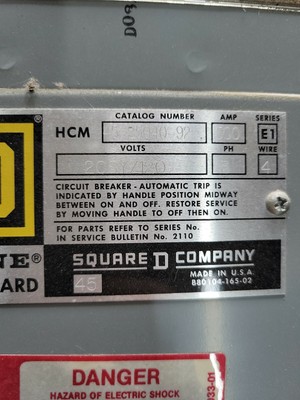 Electrical Panels & Boards - Square D Hcm