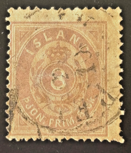 Iceland 1873 8 Skilling Red Lilac Scott 02 Used | eBay