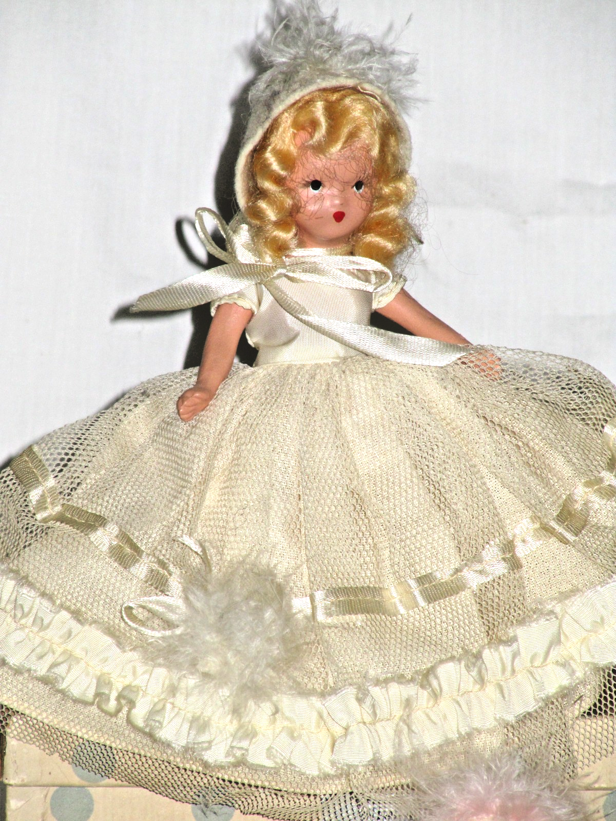 Lot 4 Vintage Nancy Ann Storybook Dolls, Little Miss Donnet, Feb Fairy ...