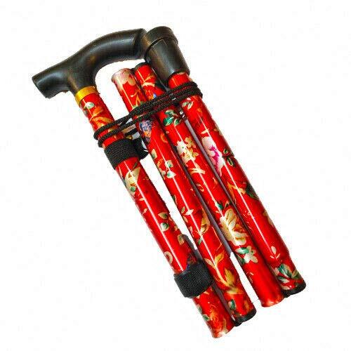 Walking Stick Cane Folding and Extendable Collapsible Adjustable Height ...