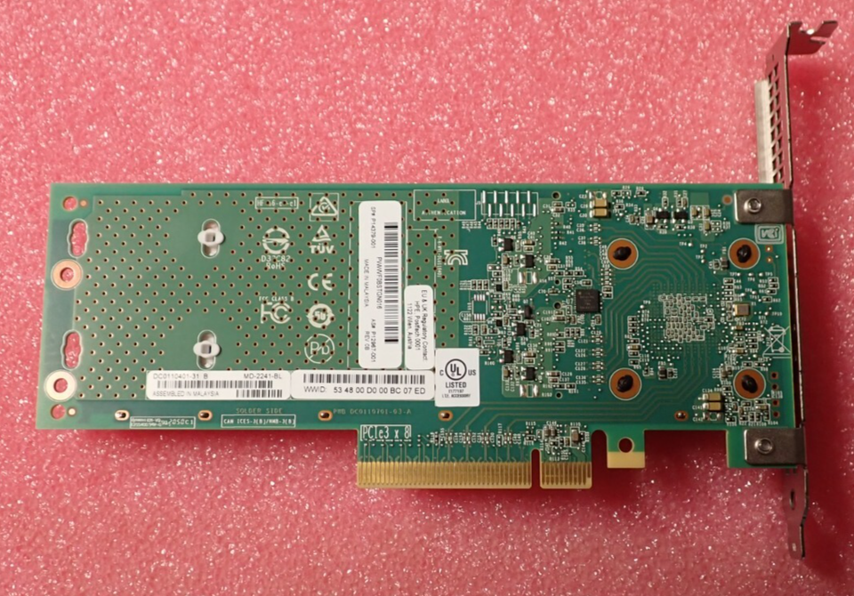 HPE NS204i-p w/ 2x M.2 NVMe 480GB RAID SSD PCIe AIC OS Boot Device ...