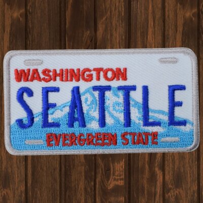 Seattle Embroidered Patch — Iron On | eBay