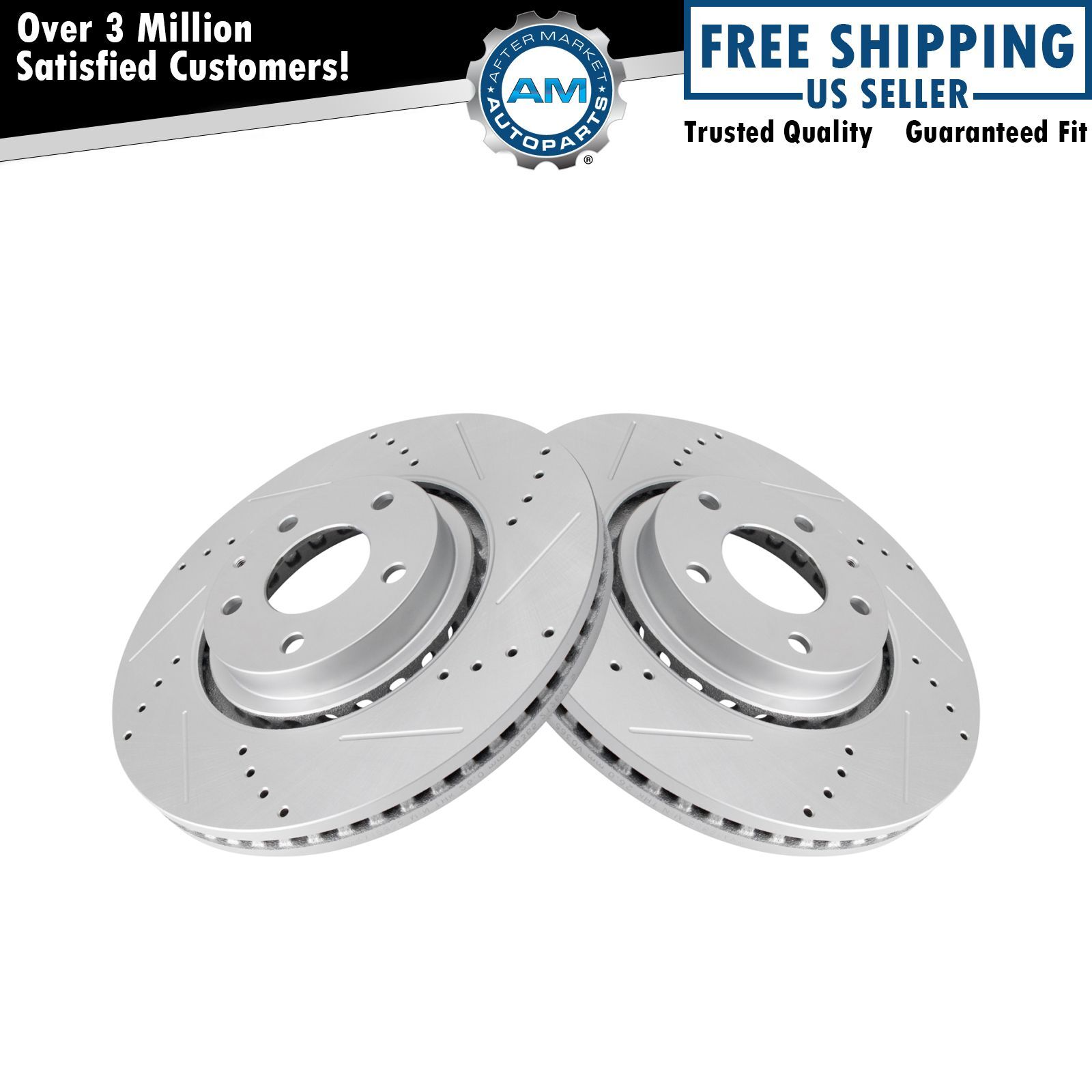 Front Brake Rotors Set For 2019-2021 Mazda 6 CX-5 2016-2021 CX-9 | eBay