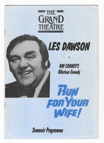 GRAND THEATRE BLACKPOOL SUMMER 1987 LES DAWSON PETER GOODWRIGHT ANNA ...