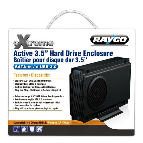 Genuine Raygo eXtreme Active 3.5" Hard Drive Enclosure R12-40952 for ...