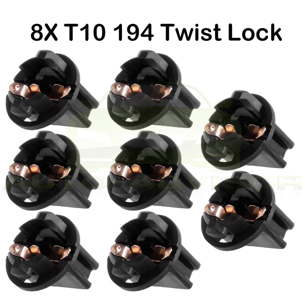 For 8x PC194 Instrument Panel Cluster T10 Wedge Base Dashboard Lamp 168 ...