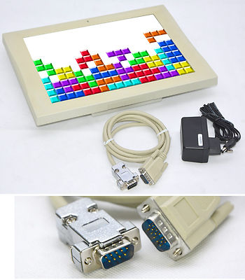 30cm 12 " LCD Ega Flat Screen Monitor Display Needs Only 6WATT +Power ...