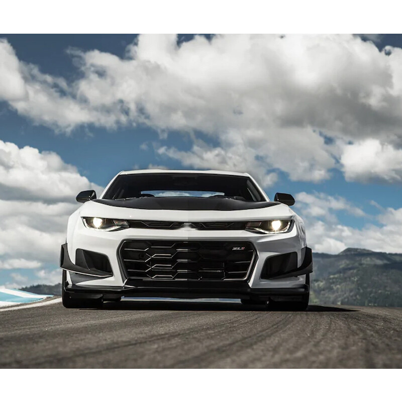 Side Skirt Kit Camaro 1LE Style Front Lip & Side Skirts - Gloss Black ...