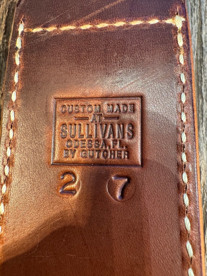New Randall Sullivans by Gutcher Leather Knife Sheath Model 2-7 with ...