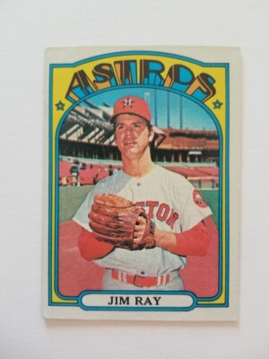 JIM RAY 1972 TOPPS BASEBALL CARD #603 HOUSTON ASTROS | eBay