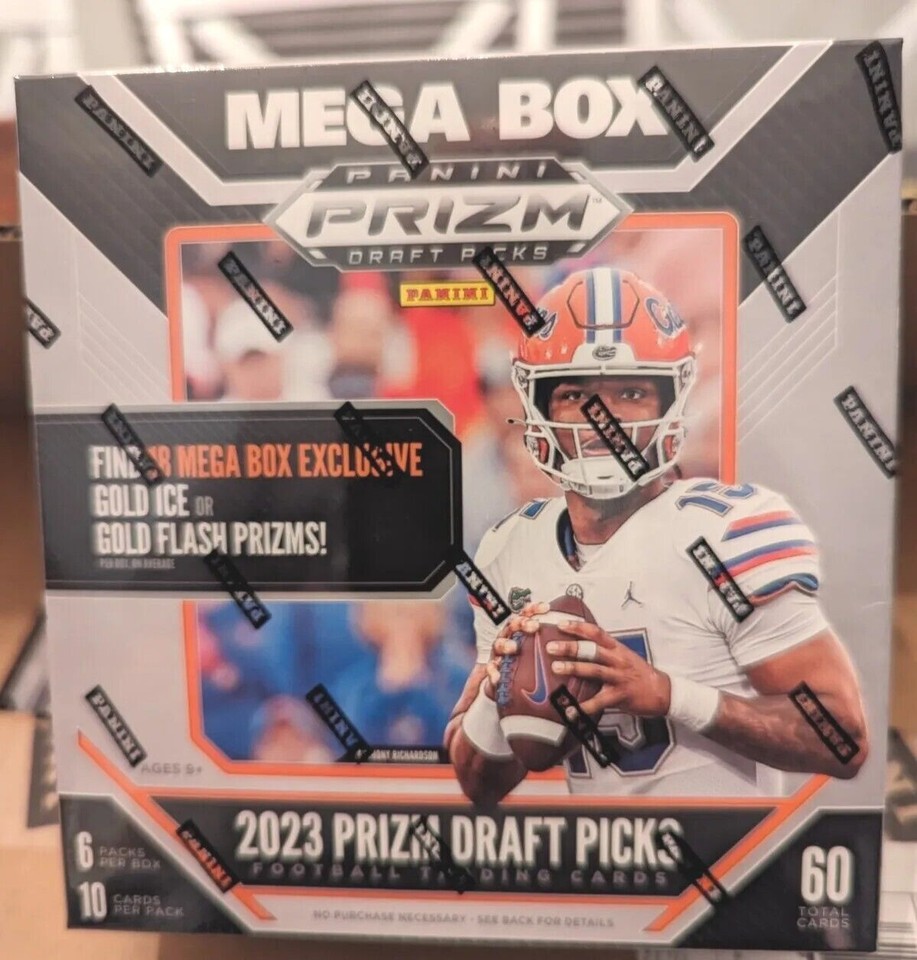 Panini 2023 Panini Prizm Draft Picks Football Mega Box - 60 Cards ...