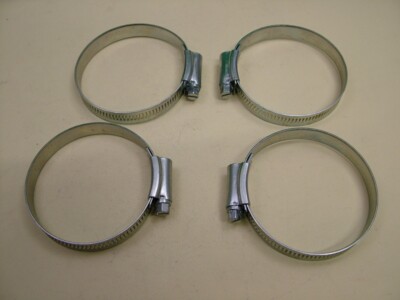 Hose clips worm drive pipe clamps 50-70mm pack of 4 jubilee size 3 ...
