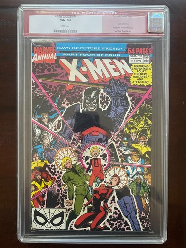 X-Men Annual #14 CGC 9.6 Old Red Label Early CGC 1st app Gambit White ...