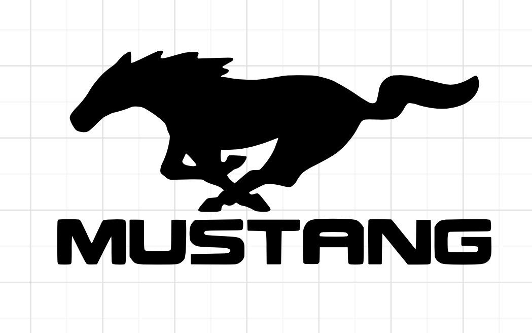 Ford Mustang Horse Silhouette