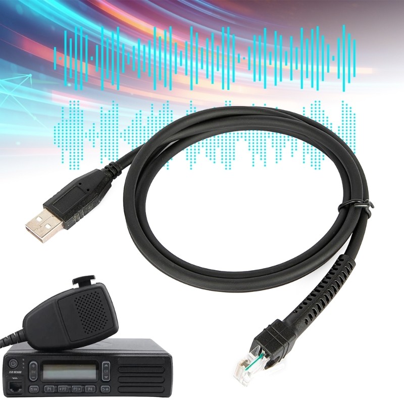 High Strength Write Frequency Two Way Radio Programming Cable For M3688 ...