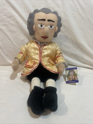 NWT 13” J.S. Bach Little Thinkers Doll Bklyn NY 2012 Music Box Plays ...