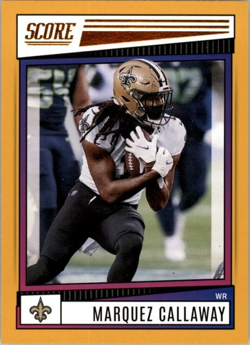 2022 Score Gold #54 Marquez Callaway - FB | eBay
